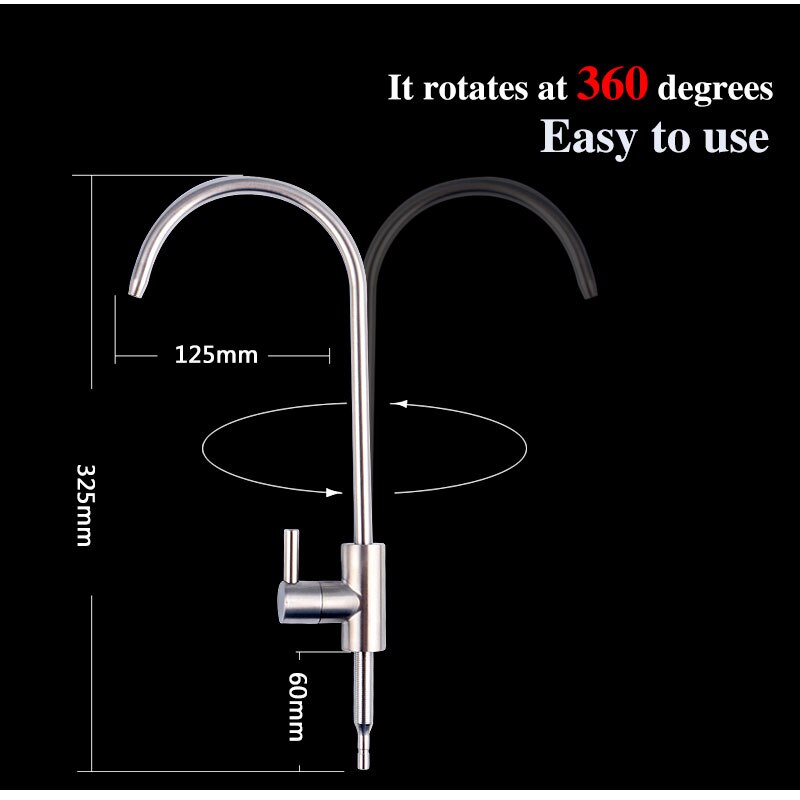 Gooseneck Water Purifier Faucet Reverse Osmosis Dr... – Vicedeal