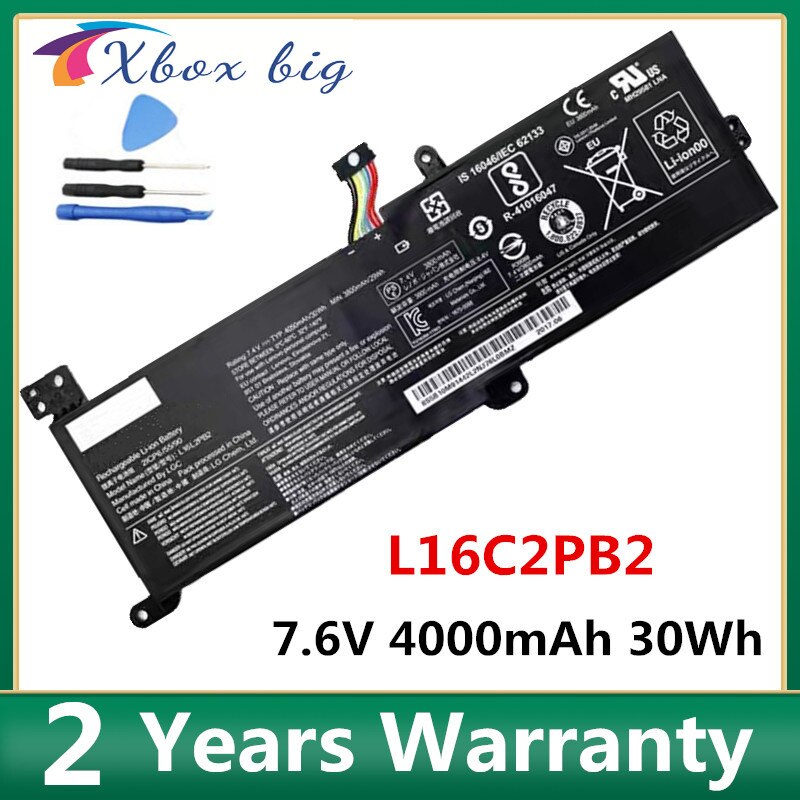 L16S2PB1 L16S2PB2 L16C2PB1 L16C2PB2 Laptop Battery... – Grandado
