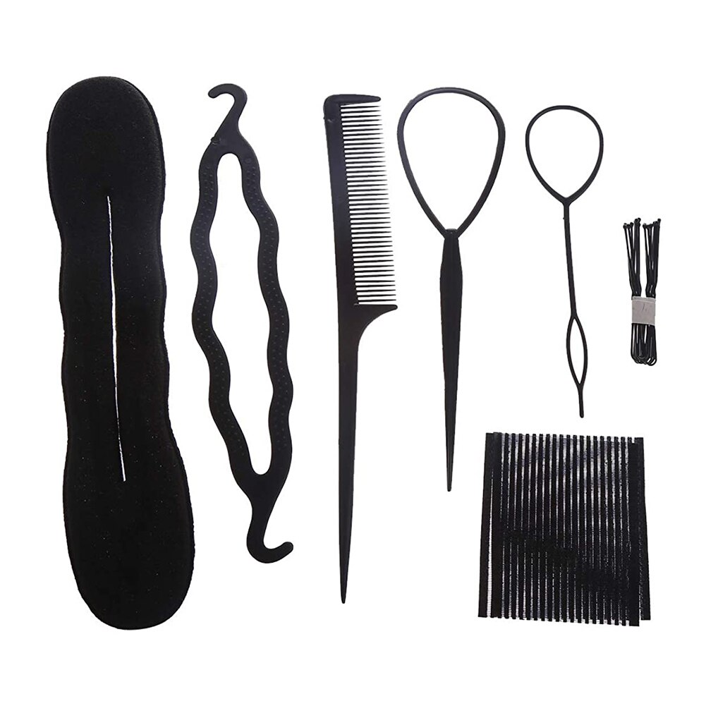 71Pcs Magic Donut Hair Styling Tool Set DIY Women ... – Grandado