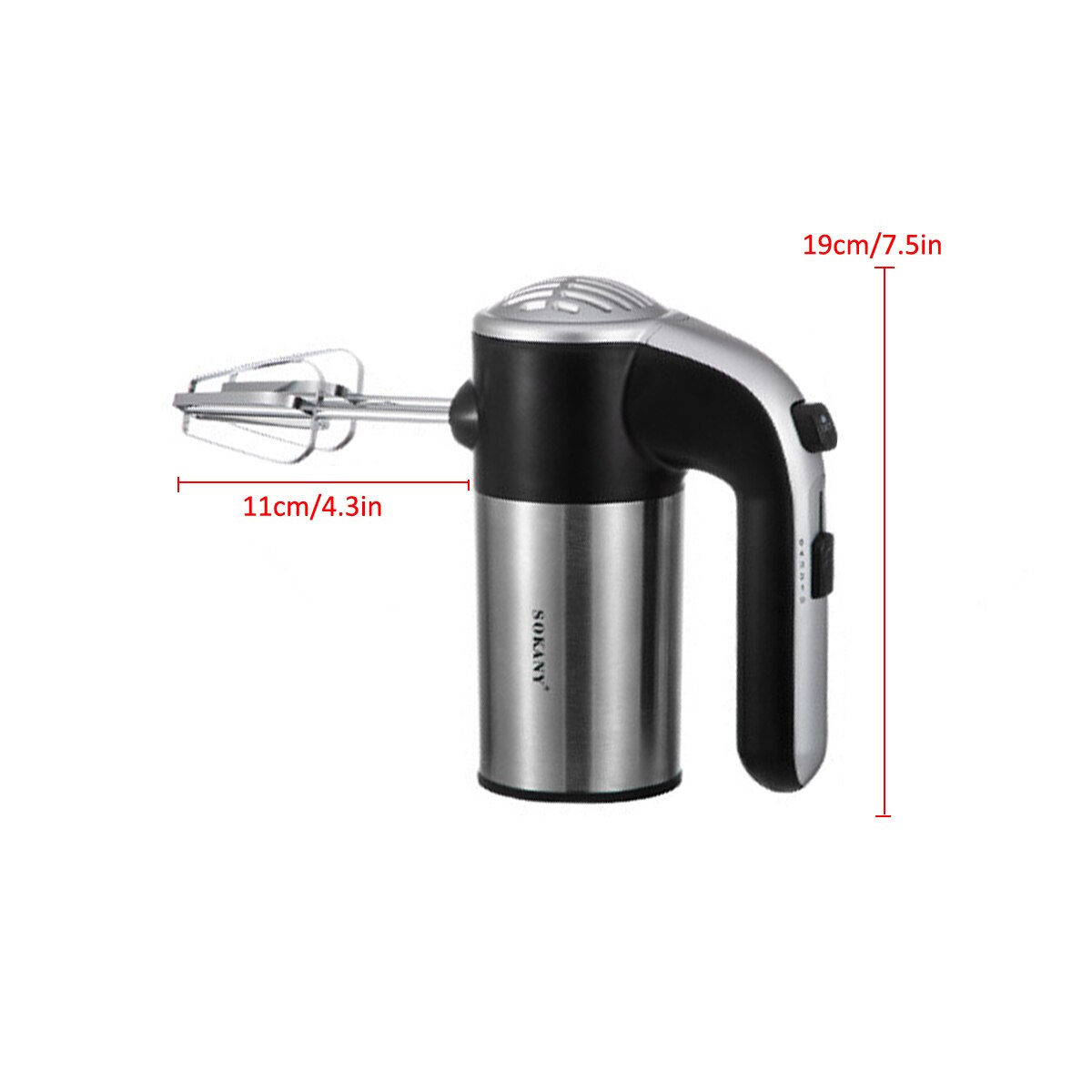 500/800W Electric Hand Mixer Whisk Egg Beater Cake... – Grandado