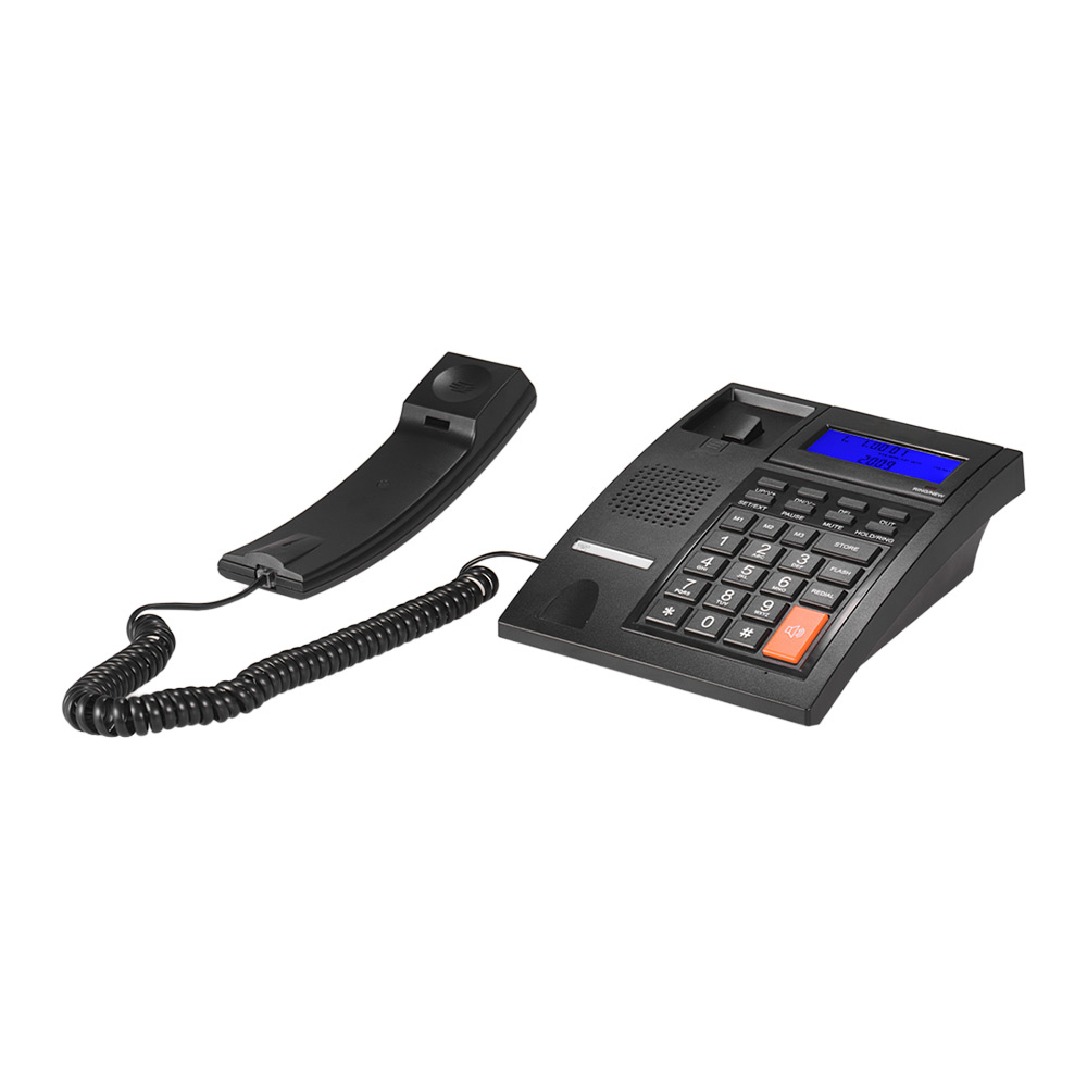 Corded Phone Desktop Fixed Landline Telephone with... – Grandado