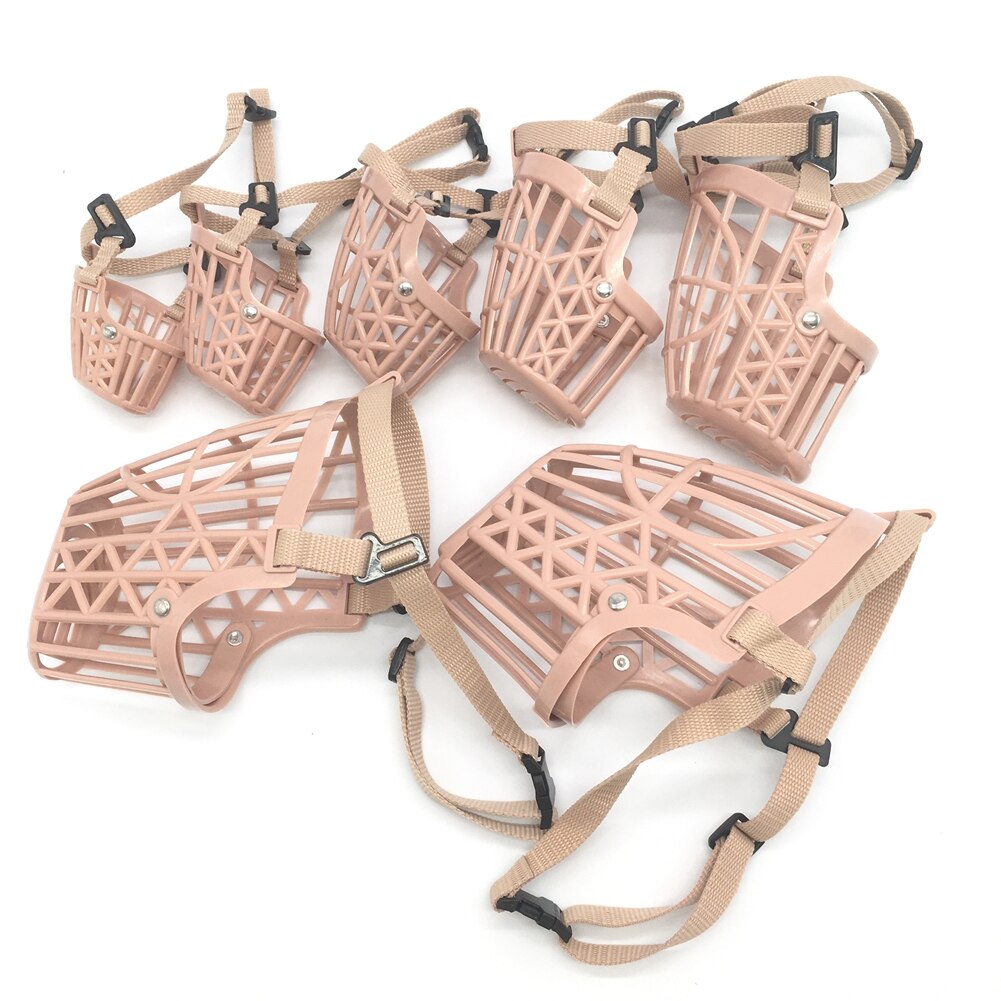 Comfy Zachte Siliconen Hond Snuit Ademend Mand Mui... – Grandado