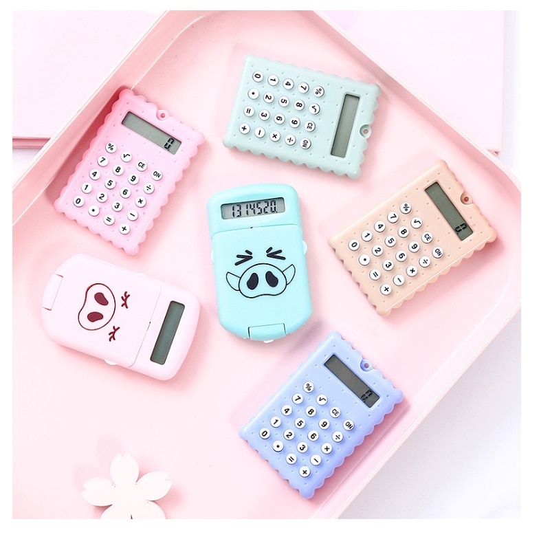 pocket size 8 Digits Display Cartoon Mini Ultra-th... – Vicedeal