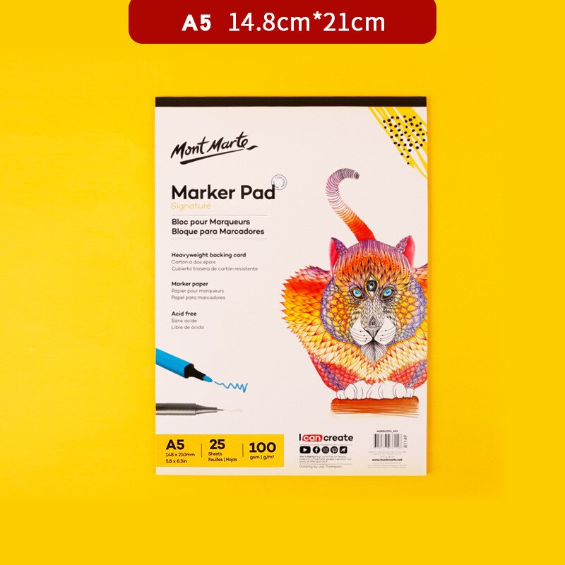 A3/A4/A5 Glue-bound Marker Pen Art Sketch Painting... – Vicedeal