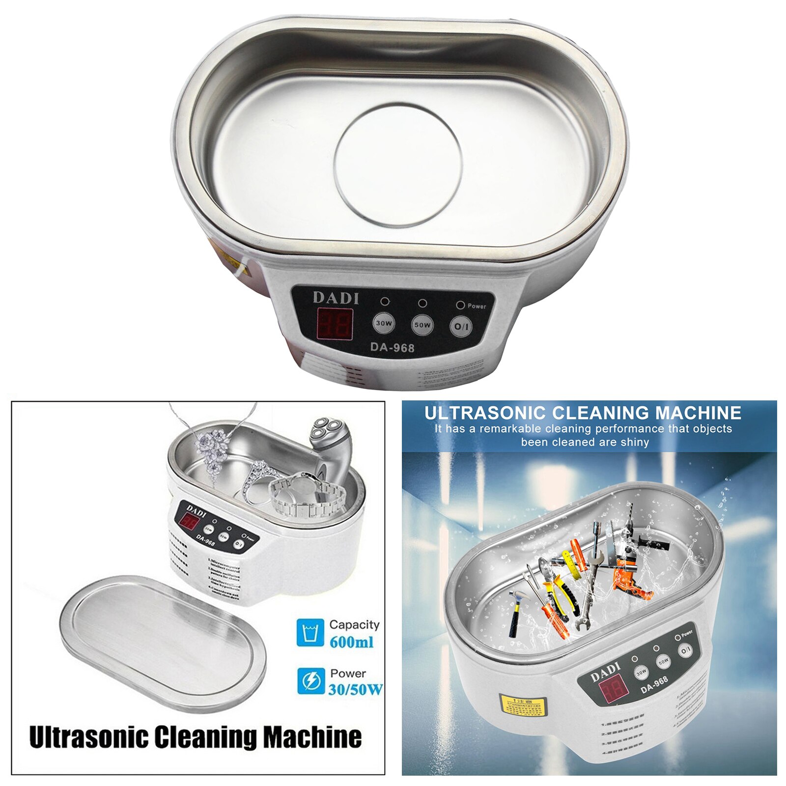 Ultrasonic Cleaner Machine for Denture Watches 110... – Grandado