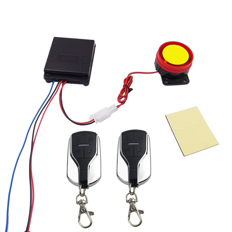 DC 12V Motorcycle Remote Alarm Scooter Anti-theft ... – Grandado