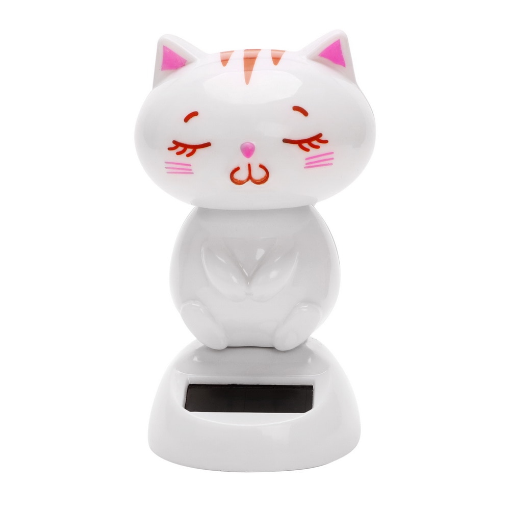 Leepee Auto Ornamenten Zonne-energie Swingende Kat... – Vicedeal