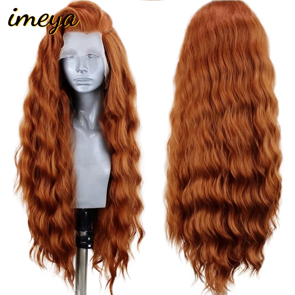 FANXITON Long Water Wave Hair Lace Front Wigs 24 I... – Grandado