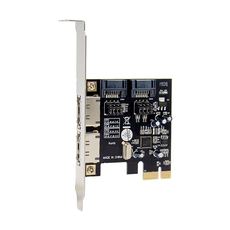 Pci-e till sata 3.0 expansionskort 4- port desktop... – Vicedeal