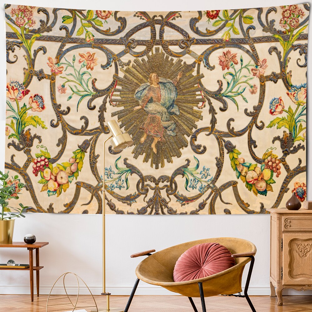 High-end Khaki Background Pattern Wall Hanging Ind... – Grandado