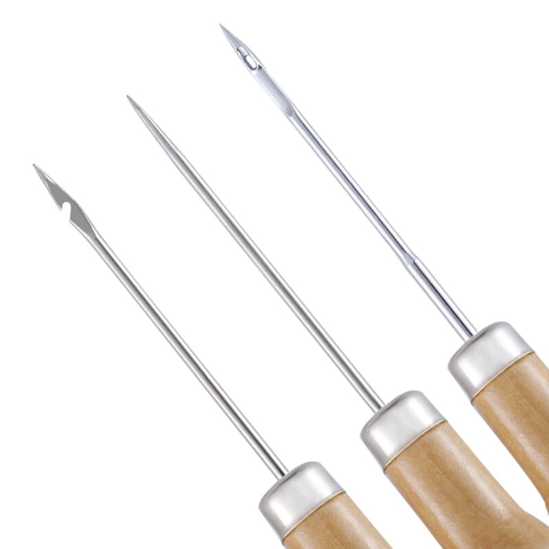 Wooden Handle Shoes Repairing Awl Leather Shoe Sew... – Vicedeal