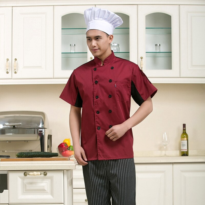 4 Kleuren Food Service Chef-kok Jas Jas Chef Unifo... – Vicedeal