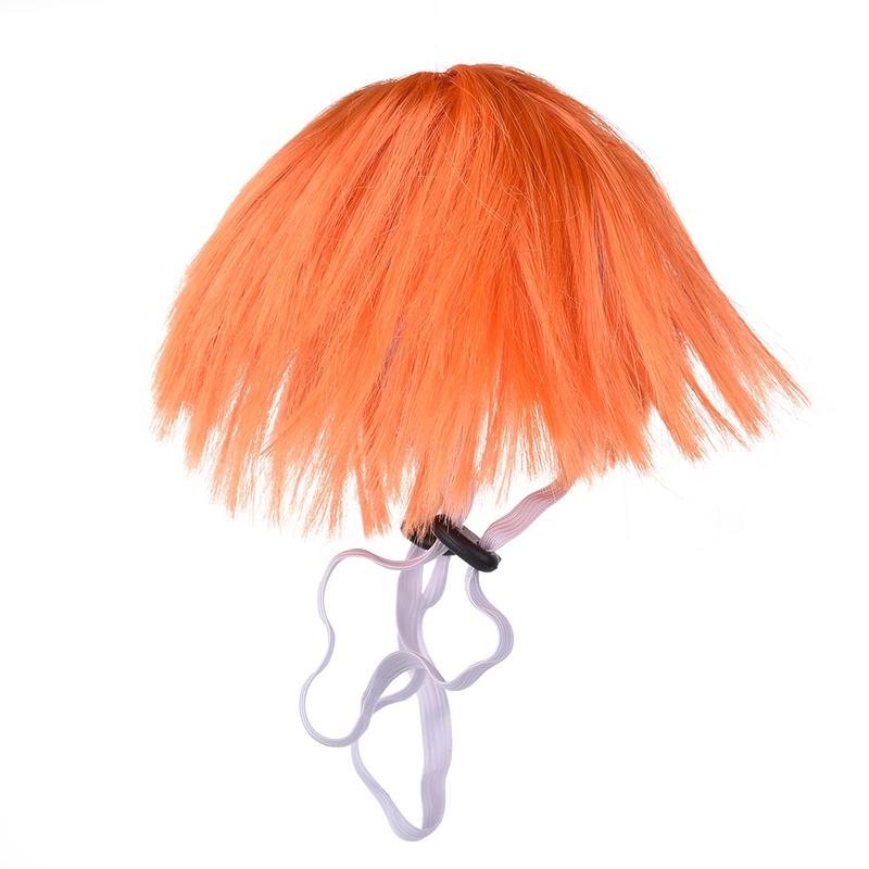 Pet Headdress Chemical Fiber Wig Orange dog adjust... – Grandado