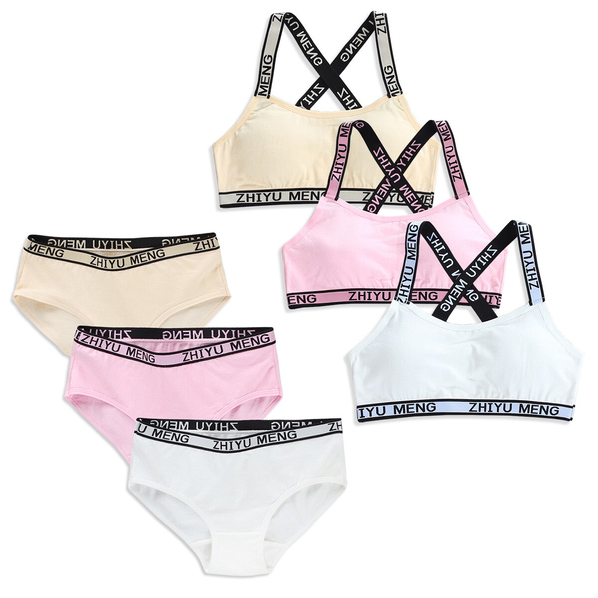 Meisjes Bh Set Meisjes Borstband Schoonheid Terug ... – Grandado