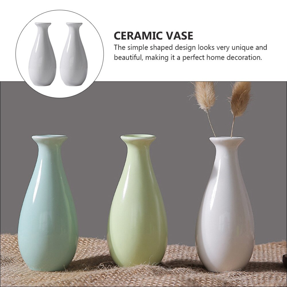 2Pcs Beautiful Desktop Flower Vase Delicate Vase S... – Grandado