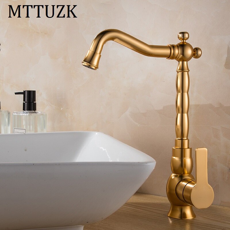 MTTUZK Badkamer kraan Luxe Single Handle Badkamer ... – Grandado