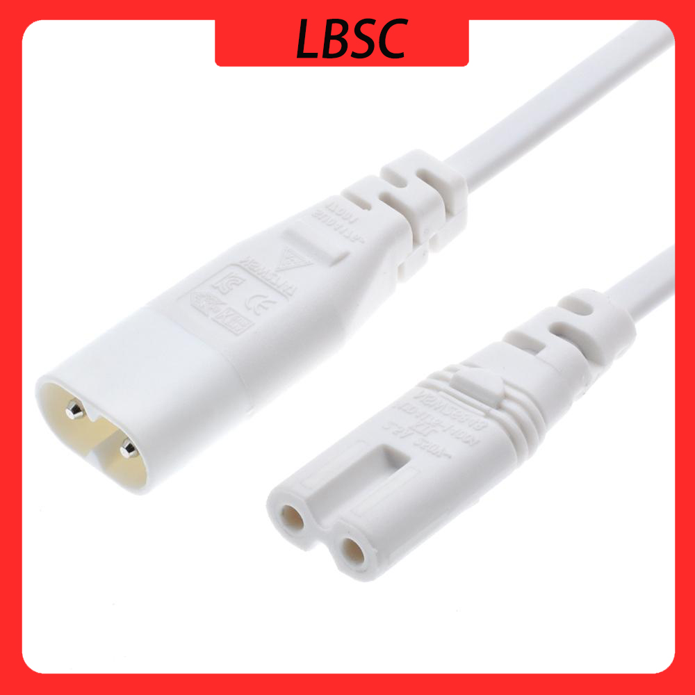 IEC 60320 C8 Plug to C7 Receptacle Male to Female ... – Vicedeal