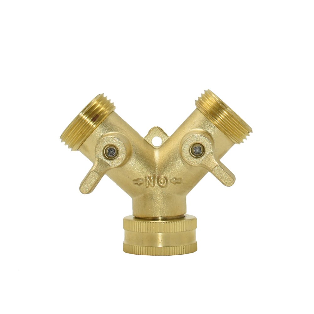 Brass 3/4 Inch Thread 2- Way Garden Tap Water Spli... – Grandado