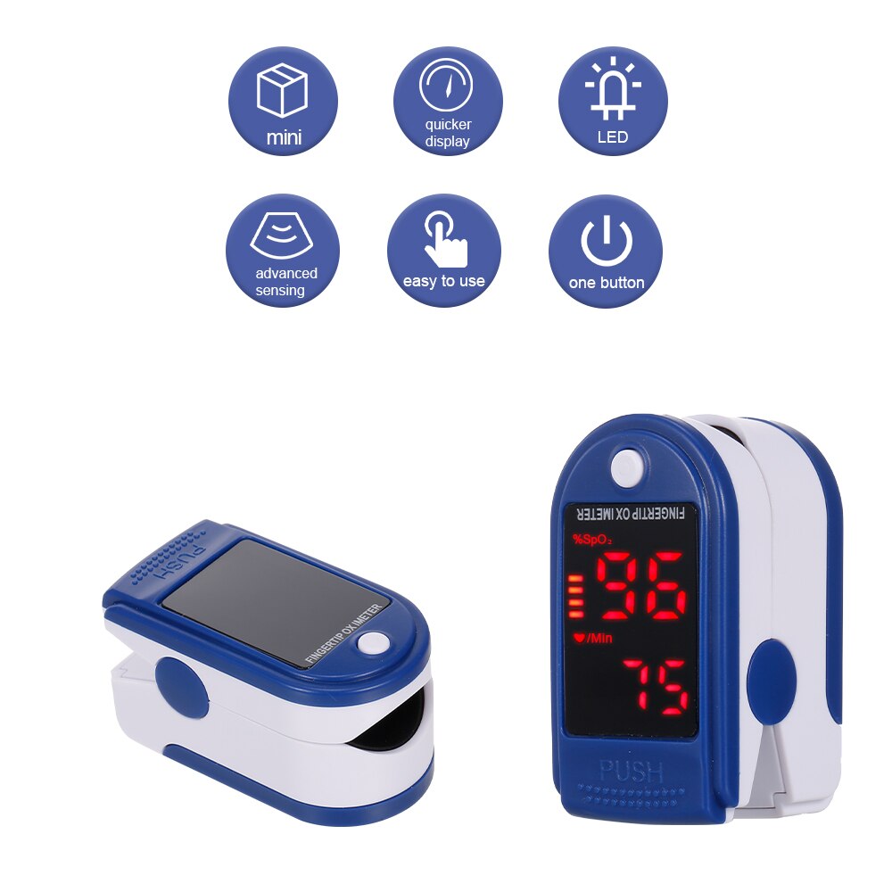 Fingertip Pulse Oximeter Mini SpO2 Monitor Oxygen ... – Vicedeal
