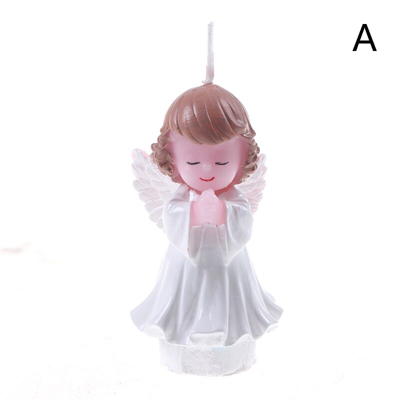 Eerste 1st Decoratie Angel Rozenkrans Kaars Cake T... – Vicedeal