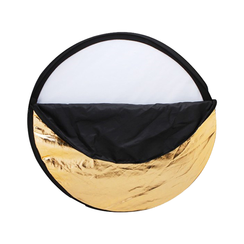 24" 60cm 5in1 Collapsible Portable Light Diffuser Round Photo Studio ...