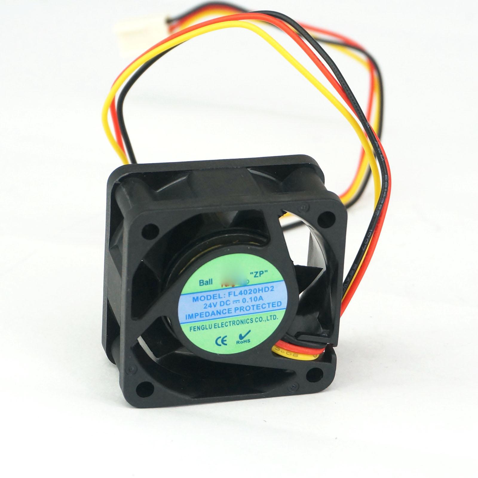 24v dc 40 x 40 x 20mm aksial radiatorvifte 8000 rp... – Grandado