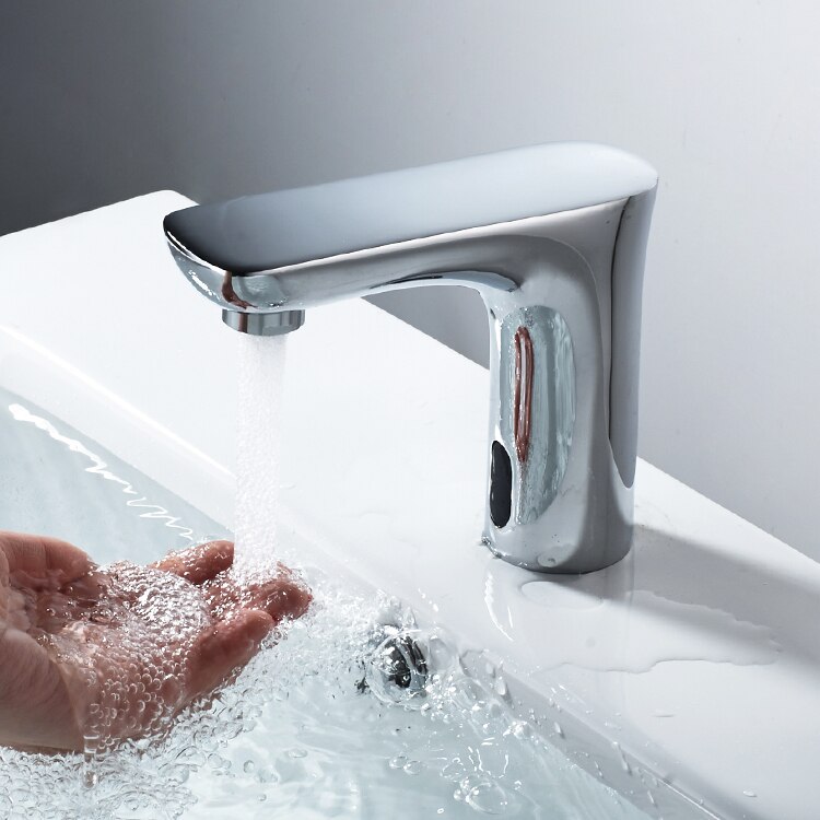 bathroom basin touchless auto automatic water tap ... – Vicedeal