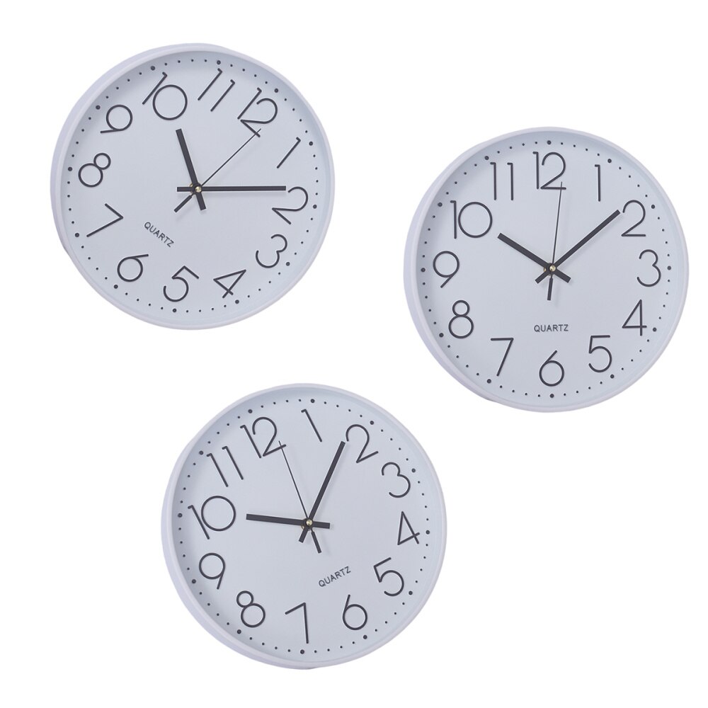 Wall Hanging Clock 3D Numbers Scale Wall Clock Mut... – Vicedeal