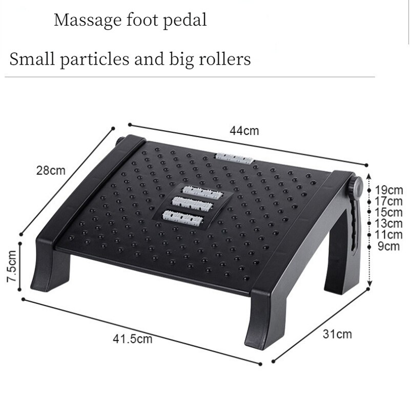 Height Adjustable Footrest with Massage Surface Un... – Grandado
