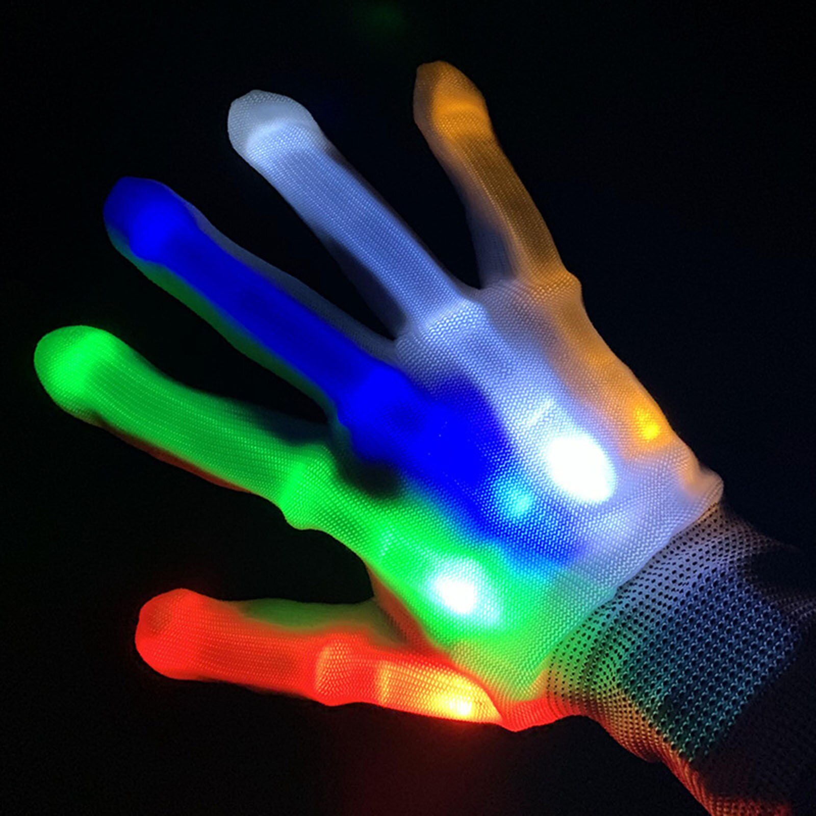 LED Luminous Hand Finger Gloves Halloween Christma... – Vicedeal