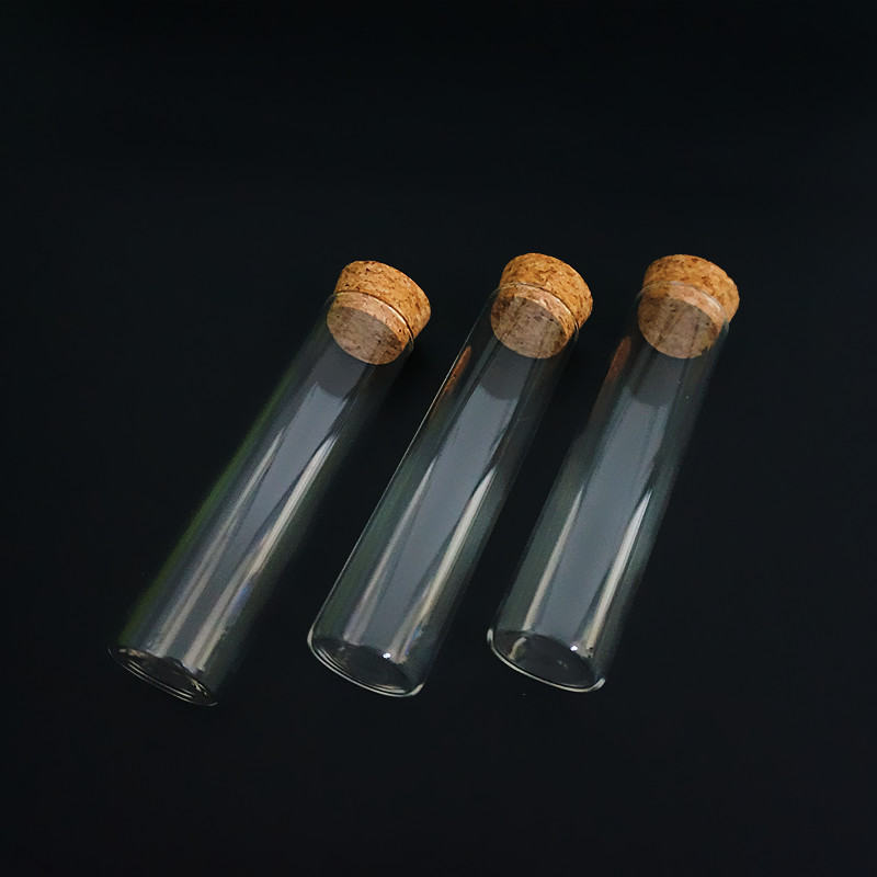 24pcs/lot 25x100mm Flat Bottom Glass Test Tubes wi... – Grandado