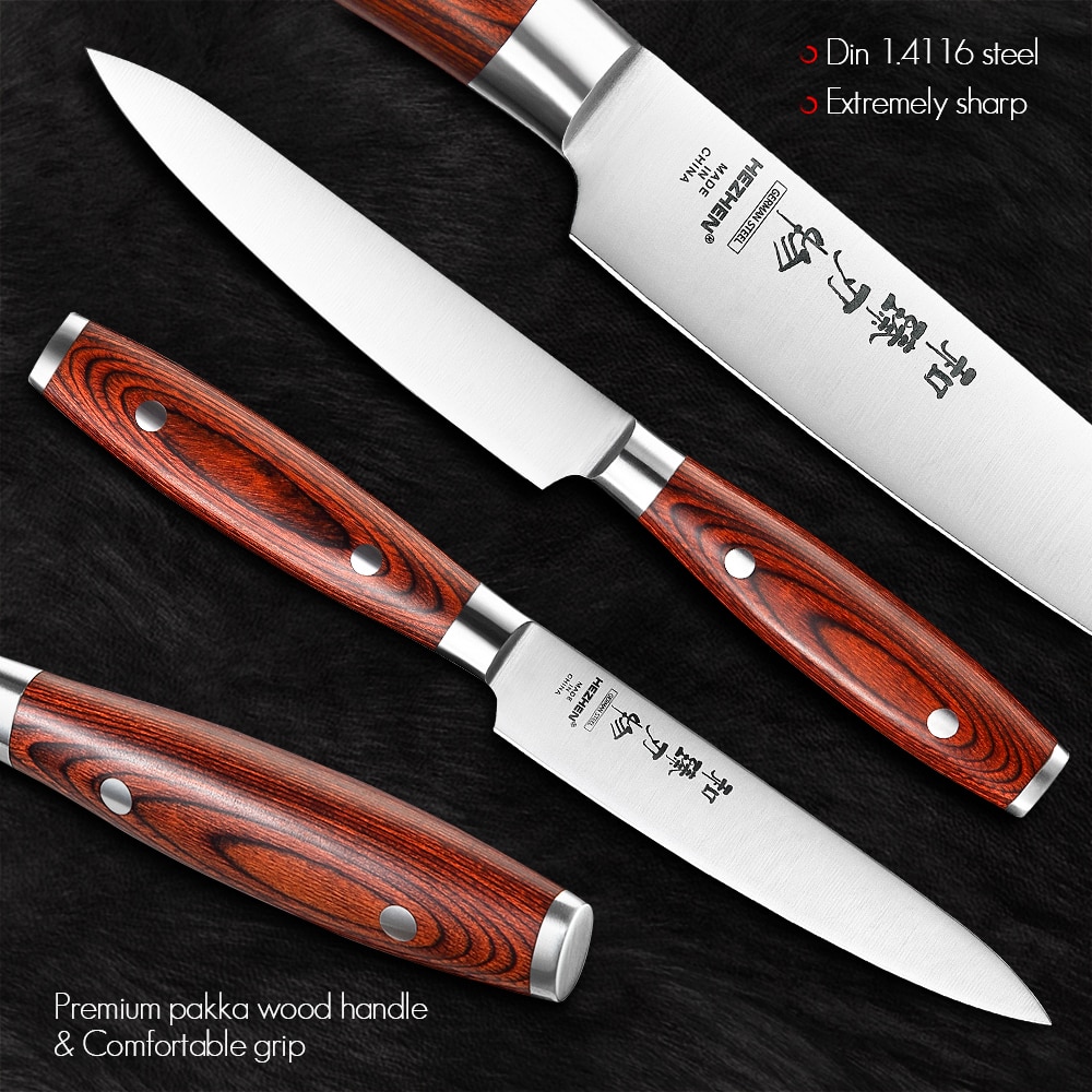 HEZHEN 5 Inches Utility Kitchen Knives Stainless S... – Grandado