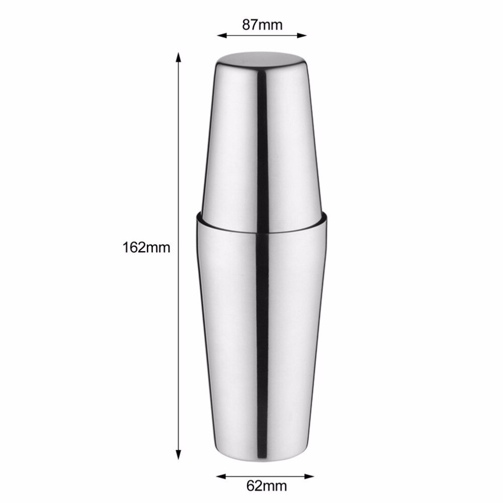 S75-9 600ML Stainless Steel Cocktail Shaker Set Bo... – Grandado