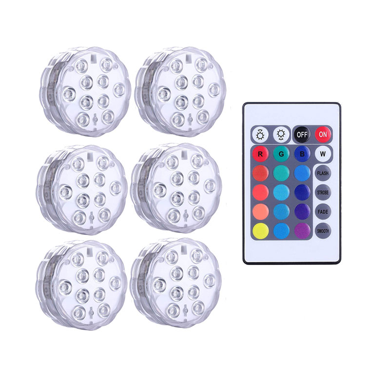 Led Remote Controlled Rgb Submersible Light Batter... – Vicedeal