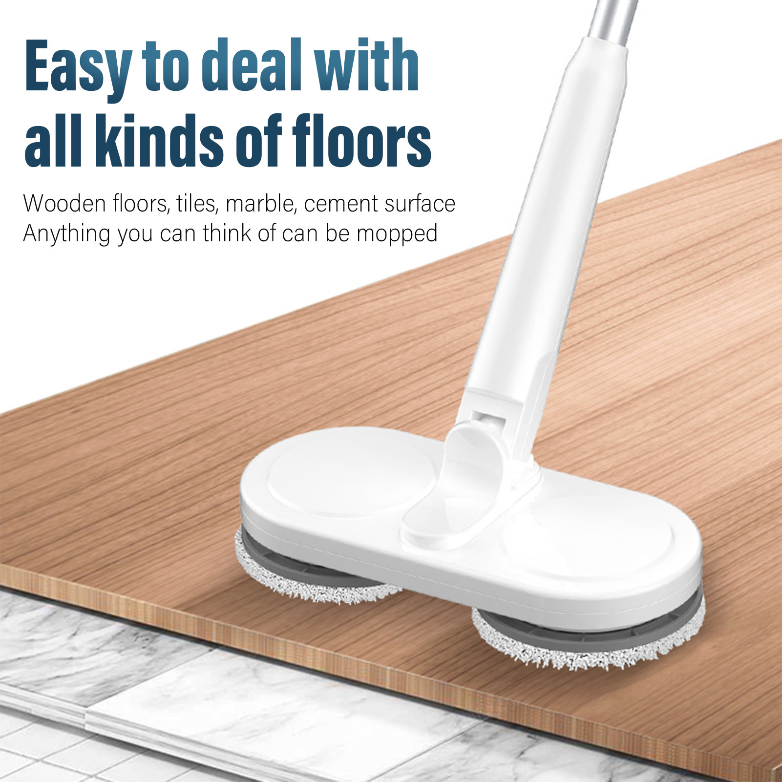 Cordless Electric Mop Handheld Rechargeable Effici... – Grandado