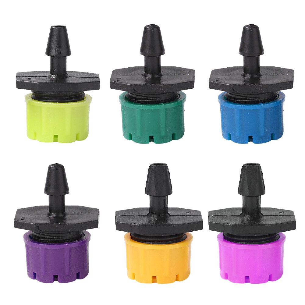 100 Pcs Micro Flow Dripper Drip Head Inch Adjustab... – Vicedeal