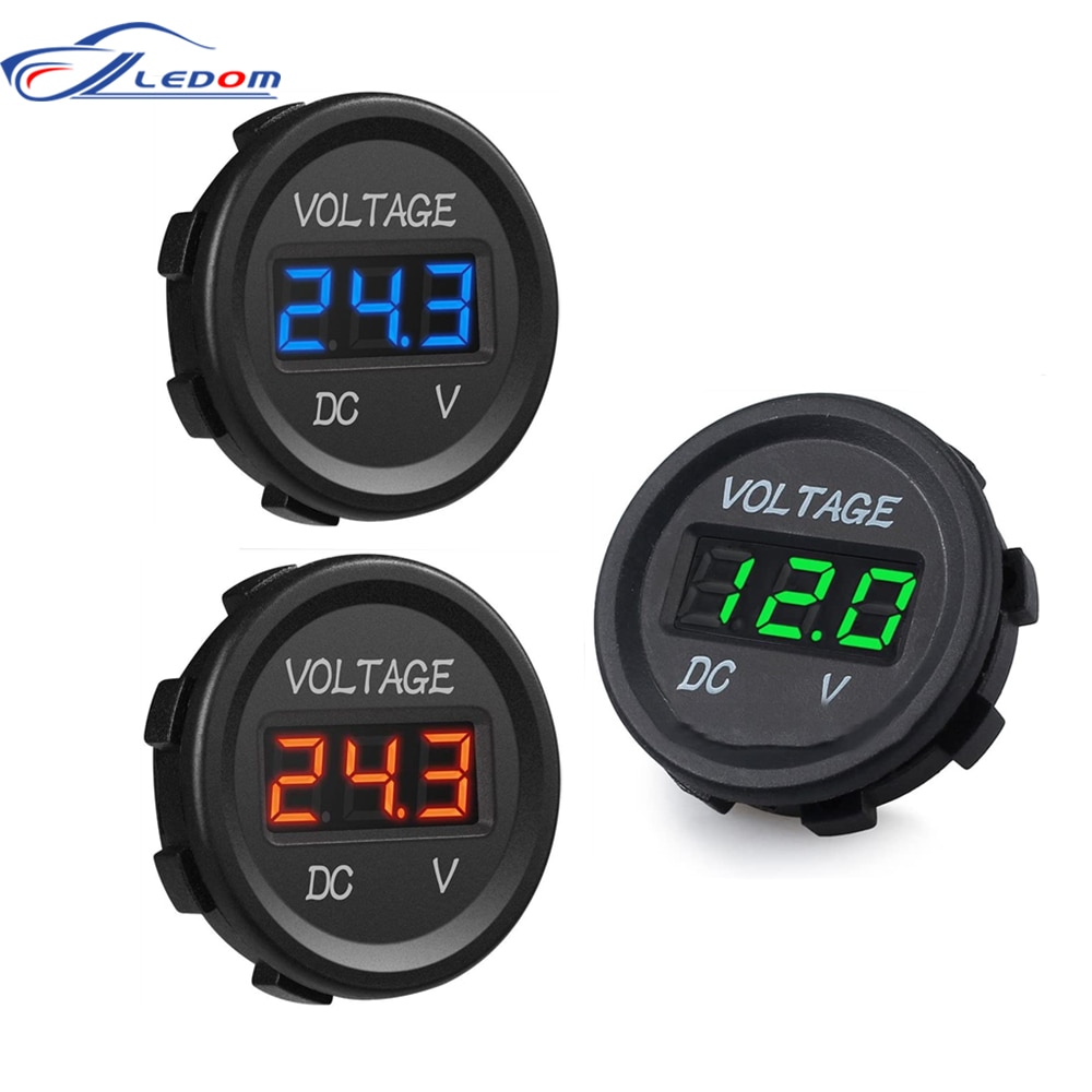 Dc 5-48V Auto Motor Voltmeter Mini Digitale Waterd... – Grandado