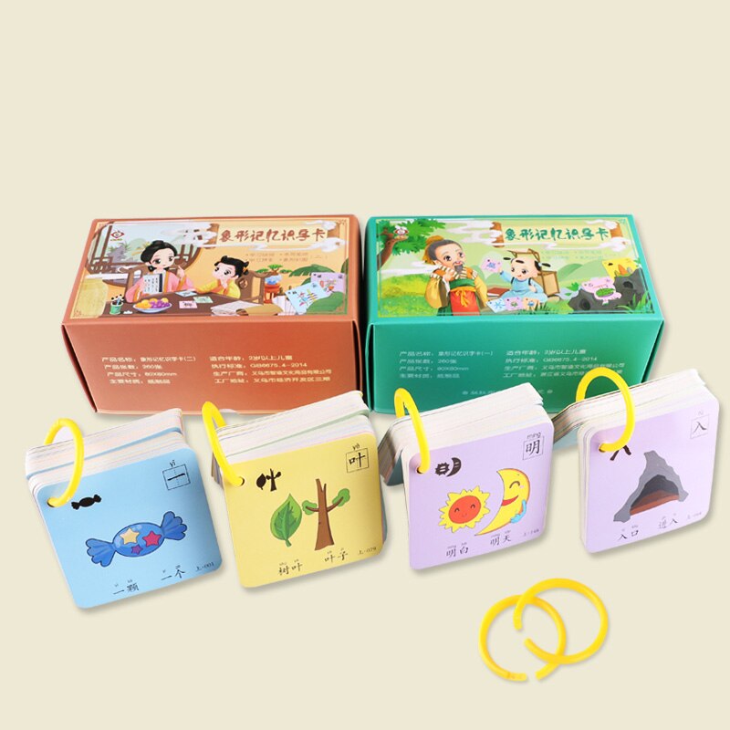 Characters Hanzi Cards With Picture Literacy Doubl... – Grandado