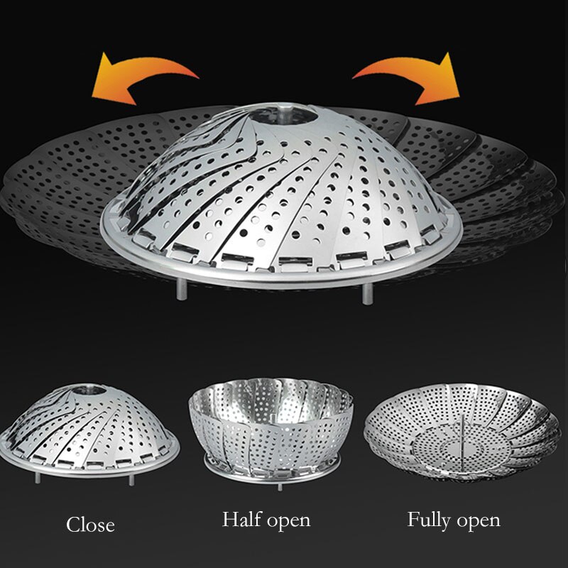 Stainless steel steaming tray, multifunctional fru... – Grandado