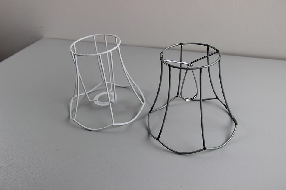 6PCS Dia15cm lampshade frames DIY, E14 , Clip on – Grandado