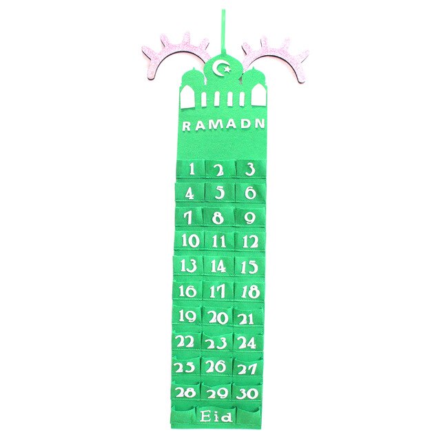 Eid Mubarak Countdown Calendar Felt Ramadan Calend... – Grandado