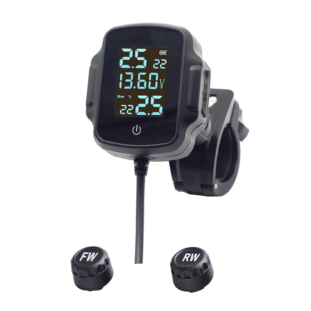Motorcycle TPMS Motorbike Tire Pressure Monitoring... – Grandado