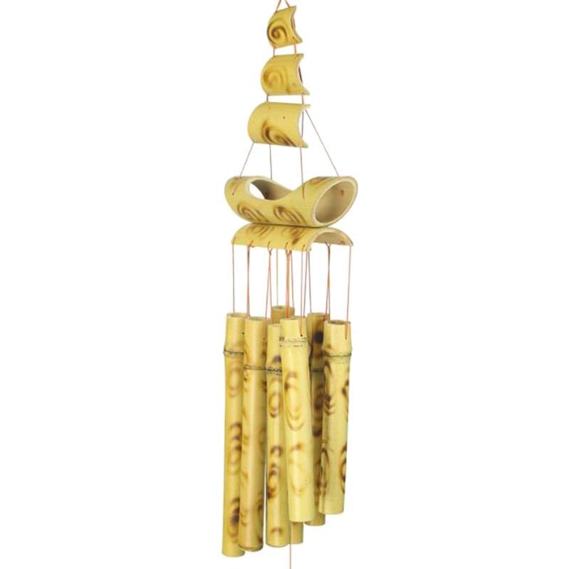 Bamboo Wind Chime Handmade Natural Ring Home Decor... – Grandado