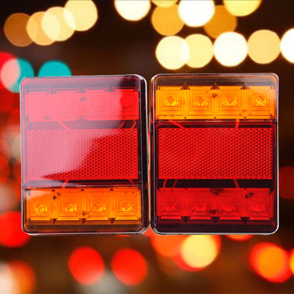 1 Pair LED Waterproof Truck Tail Lights Trailer Ta... – Vicedeal