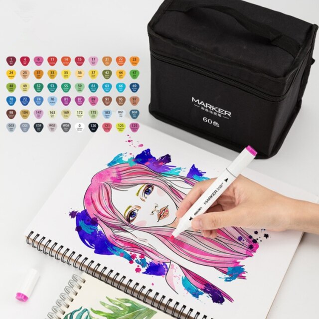 Double-end Marker Color Painted Graffiti Art Paint... – Grandado