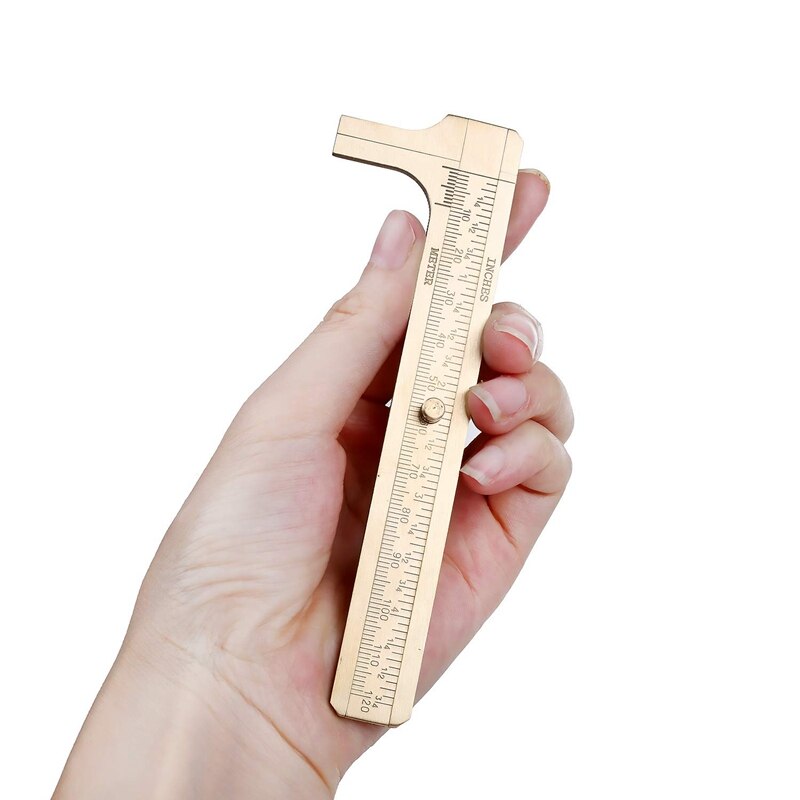 Retro Vernier Caliper Copper Alloy Mini Brass Slid... – Grandado