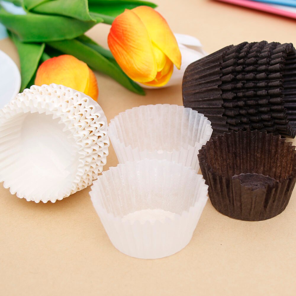 100pcs cupcake liner baking cup muffins paper cupc... – Vicedeal
