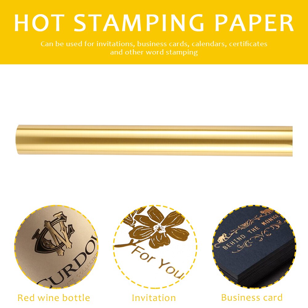 19.3cmx5m Glimmer Heat Activated Foil Foil Rolls S... – Vicedeal