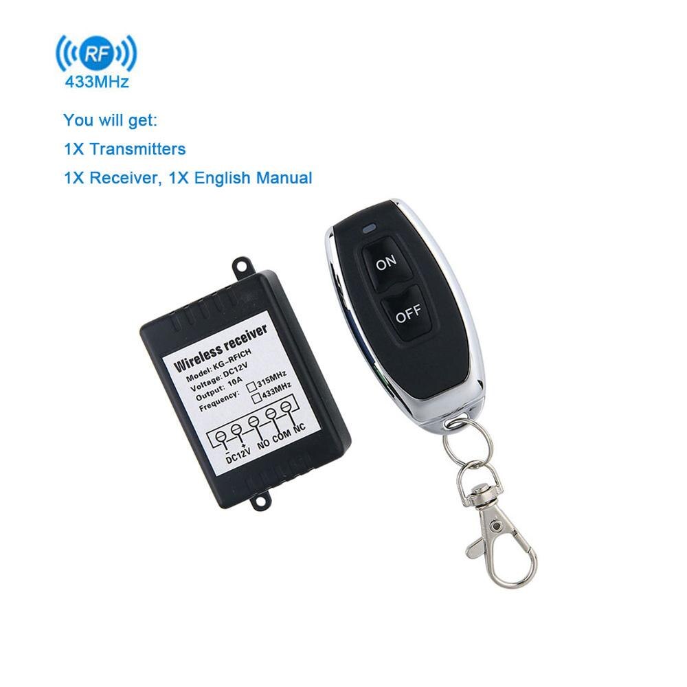 433 MHz DC 12V wireless universal ir remote remote... – Vicedeal