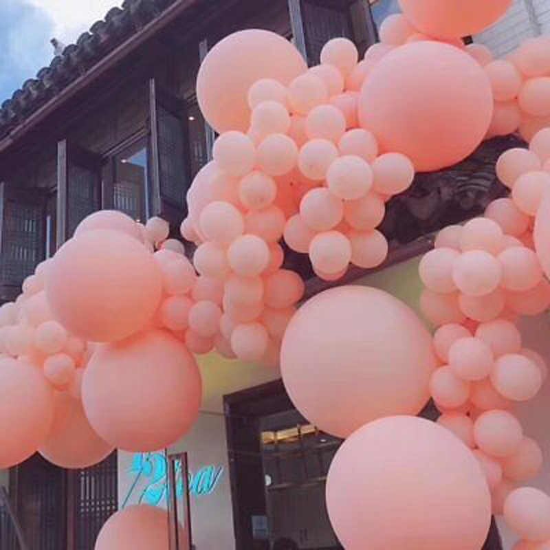 Beautiful Giant Pink Peach Round Balloons 5/10/18/... – Grandado